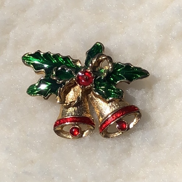 Jewelry | Vintage Christmas Bells Pin | Poshmark
